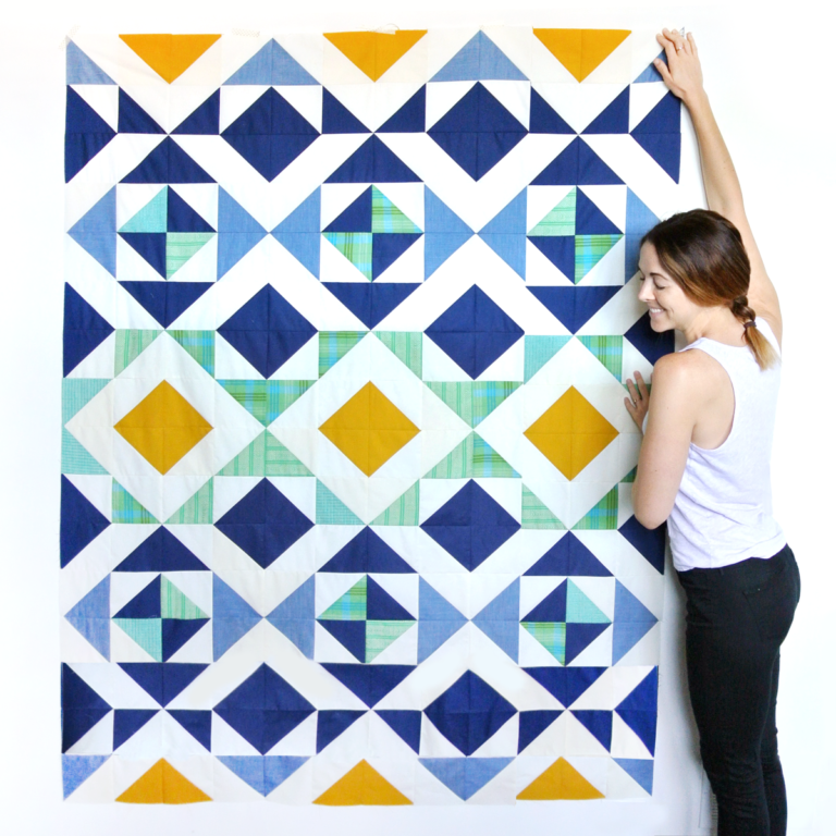 Nordic Triangles Quilt Pattern (Download) - Suzy Quilts