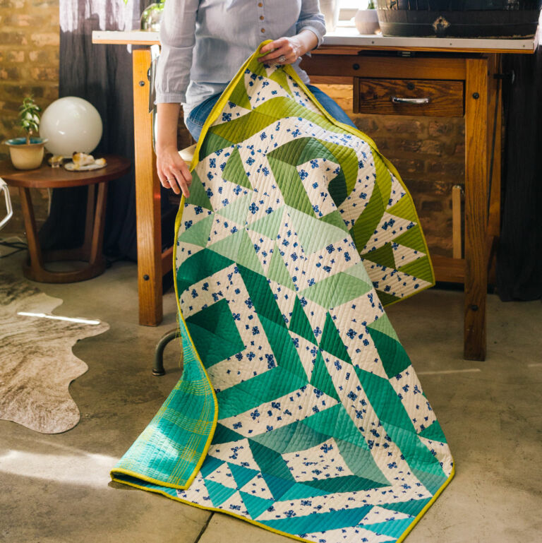 Triangle Jitters Quilt Pattern (Download) - Suzy Quilts