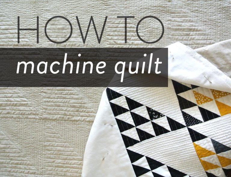 How To Machine Quilt - Suzy Quilts