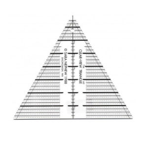 Clearview 60-Degree Triangle Ruler - Suzy Quilts