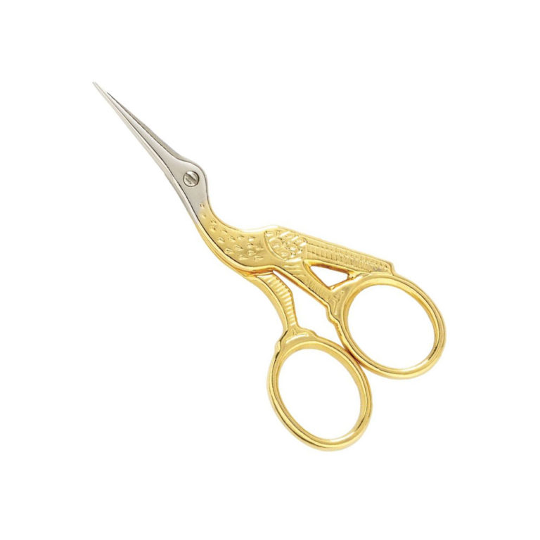 Gingher 3 1/2" Stork Embroidery Scissors - Suzy Quilts