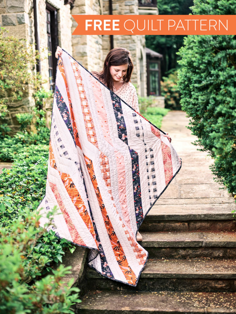 Twisted Ribbons Free Quilt Pattern - Suzy Quilts