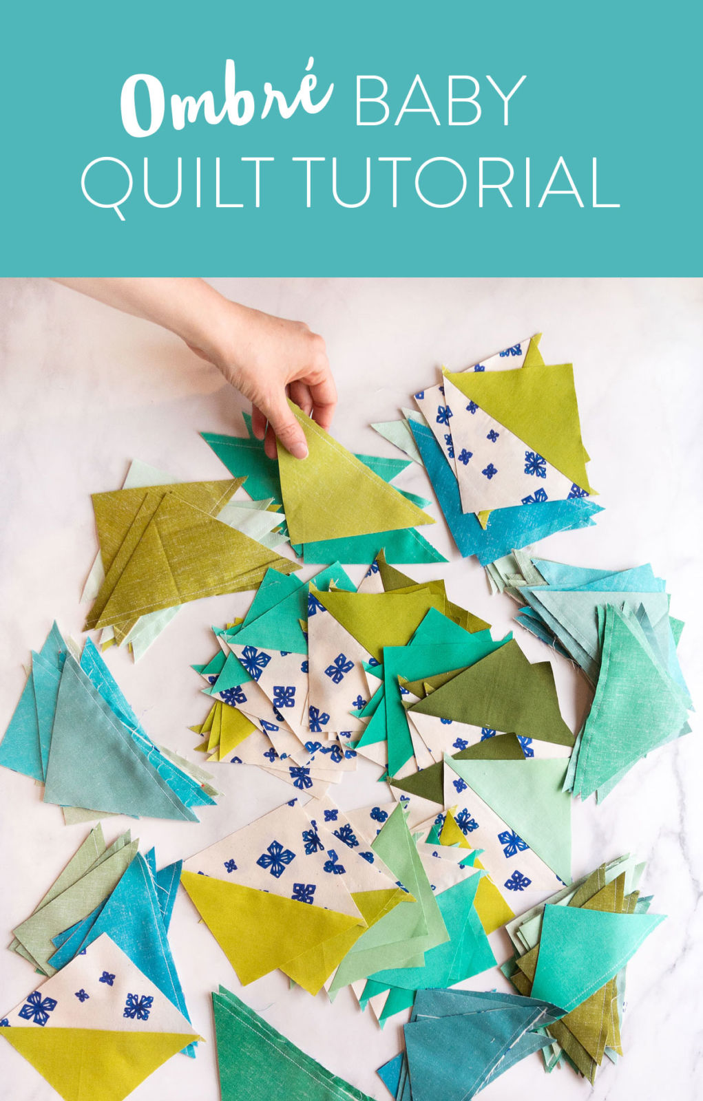 Make a Triangle Jitters Quilt with 8 Fat Quarters - Suzy Quilts
