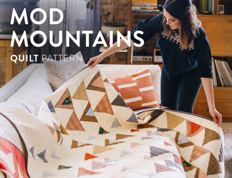Mod Mountains Quilt Pattern: Fabric and Sewing Tips - Suzy Quilts