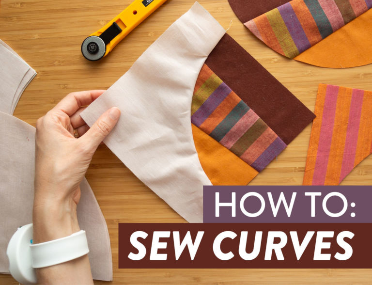 How to Sew Curves in a Quilt - Suzy Quilts