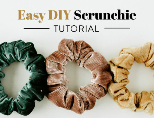 Easy DIY Scrunchie Tutorial - Suzy Quilts