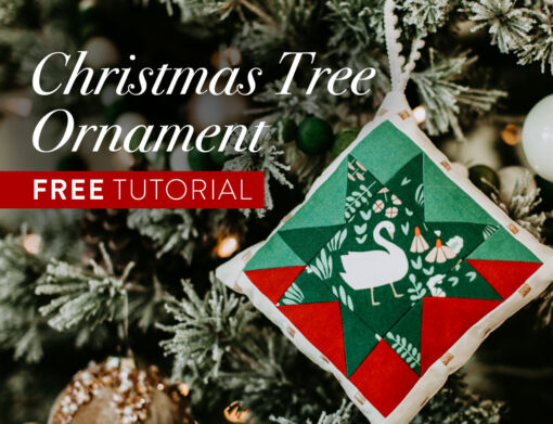 Stars Hollow Christmas Tree Ornament Tutorial - Suzy Quilts