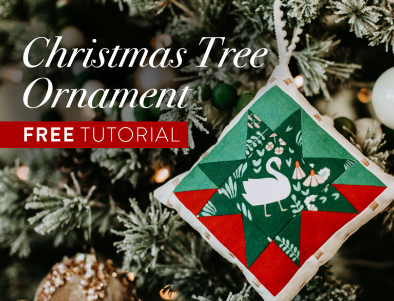 Stars Hollow Christmas Tree Ornament Tutorial - Suzy Quilts