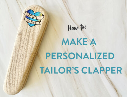 Tutorial: How to Personalize a Tailor’s Clapper with a Cricut - Suzy Quilts
