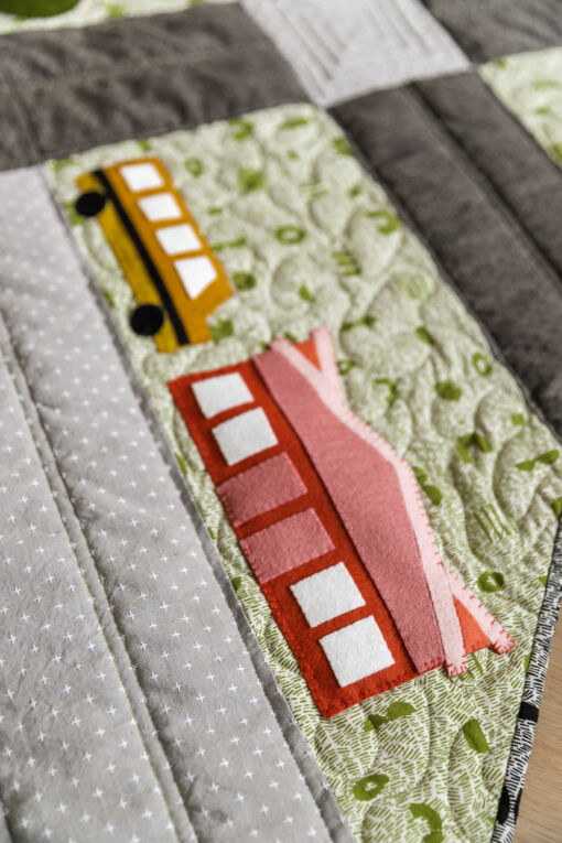 DIY Quilted Play Mat Part I: Wool Appliqué - Suzy Quilts