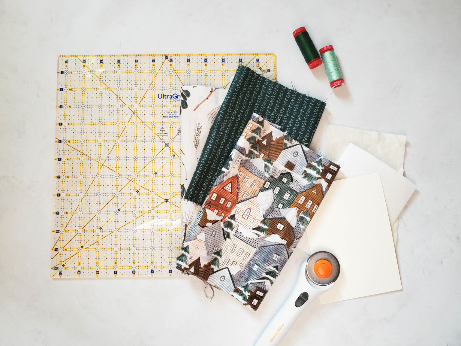 Handmade Quilted Postcard Tutorial - Suzy Quilts