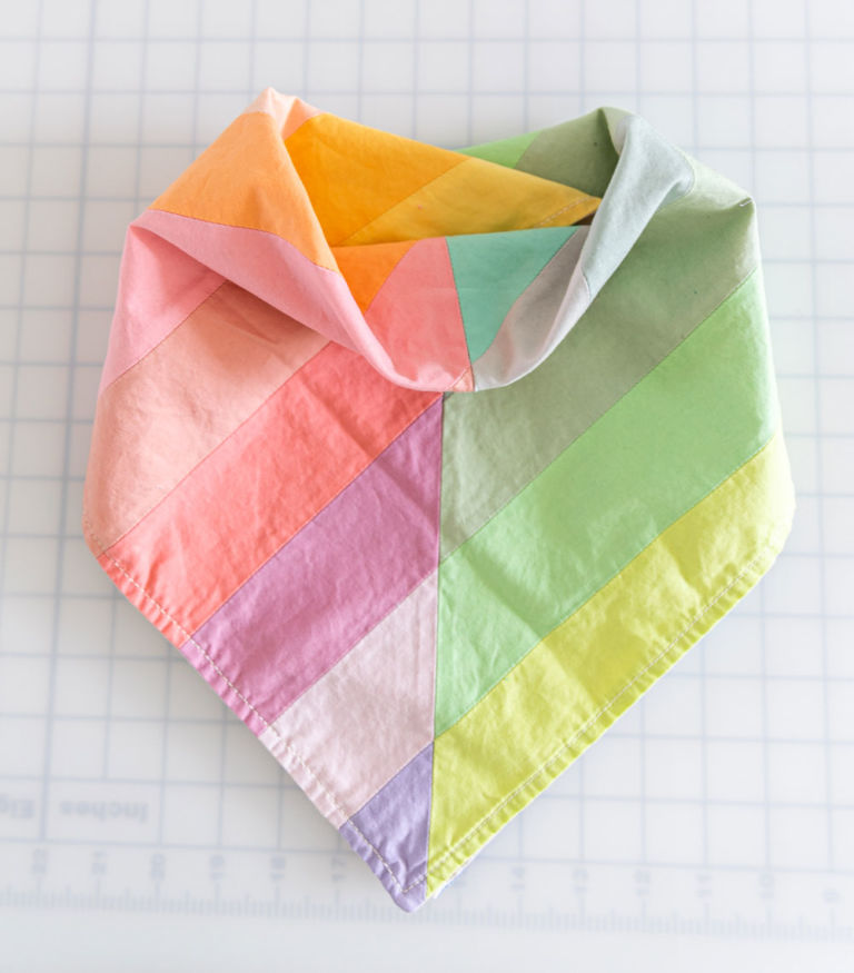 How to Make a Patchwork Bandana with Adventureland Scraps - Suzy Quilts