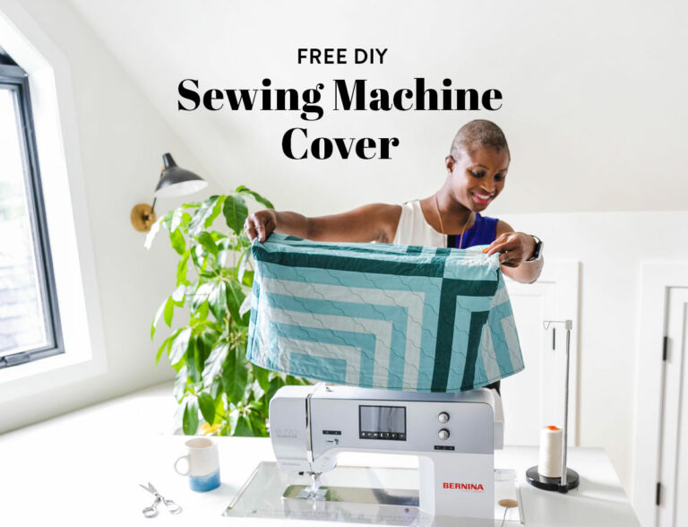 DIY Sewing Machine Cover with the Fireside Pattern - Suzy Quilts