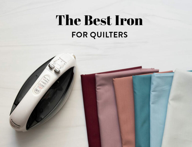The Best Iron for Quilters - Suzy Quilts