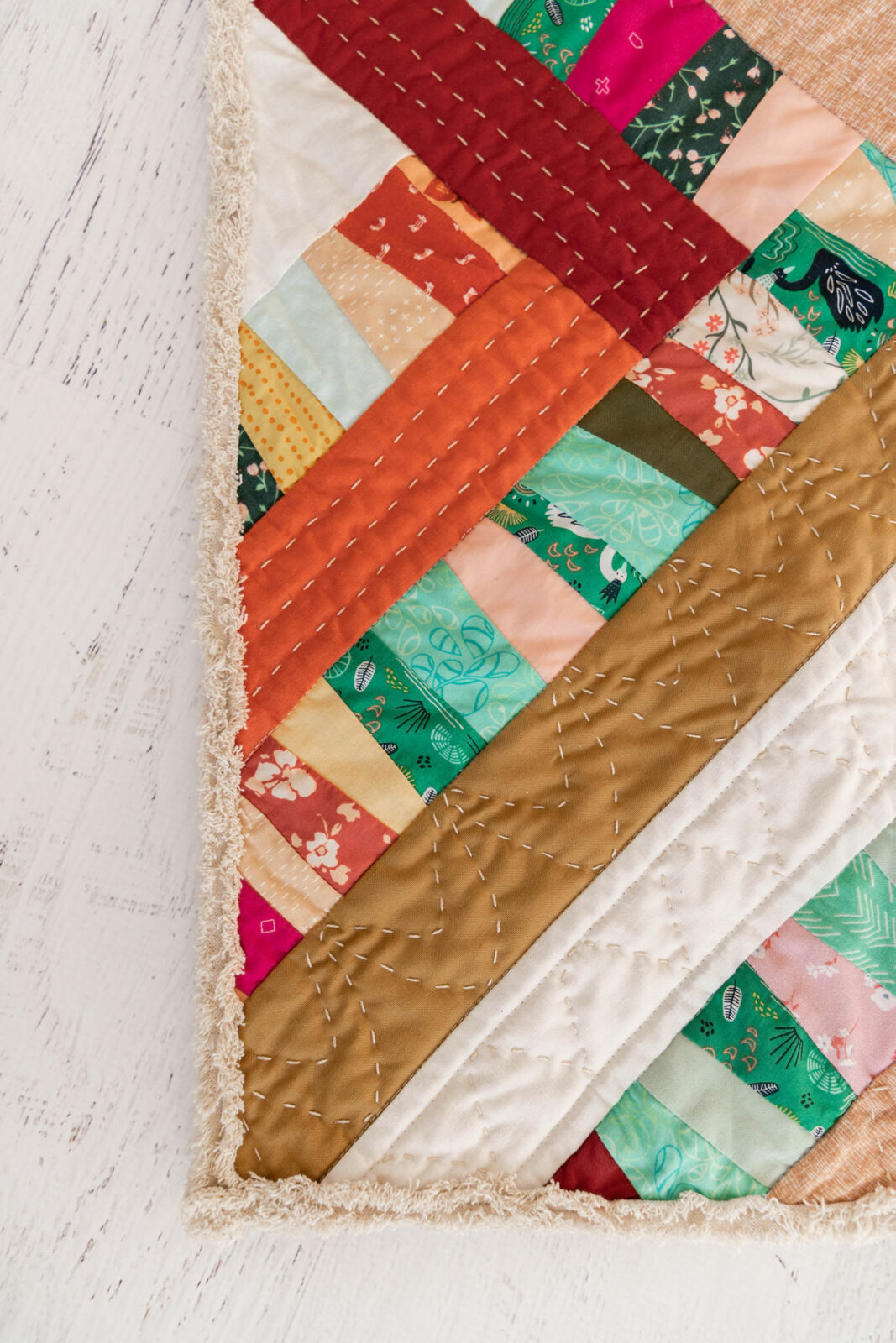 Chenille Quilt Binding Tutorial - Suzy Quilts
