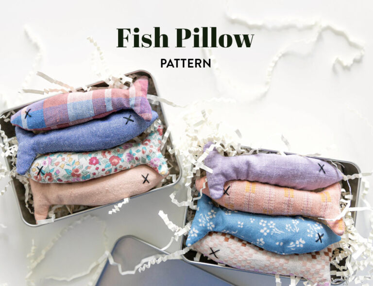 Fish Pillow Pattern - Suzy Quilts