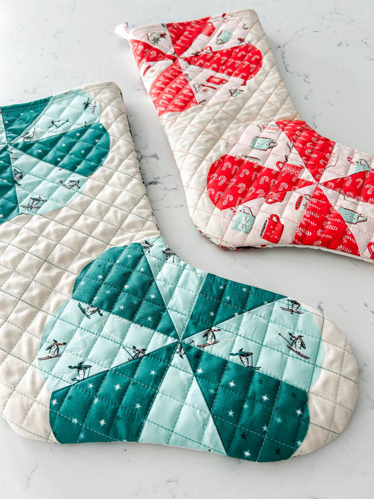 Noel Quilted Stocking Pattern - Suzy Quilts