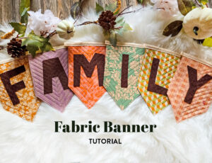 Reusable Fabric Banner Tutorial - Suzy Quilts