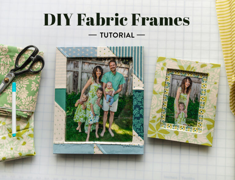 DIY Fabric Frames Tutorial - Suzy Quilts