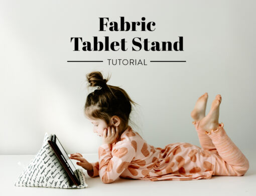 Fabric Tablet Stand Tutorial - Suzy Quilts