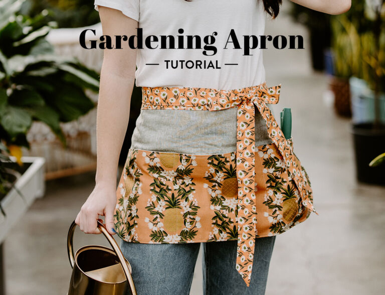 Gardening Apron Tutorial - Suzy Quilts