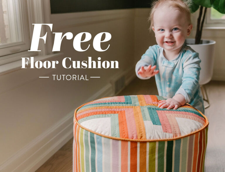Free Floor Cushion Tutorial with the Sugar POP Quilt Pattern - Suzy Quilts